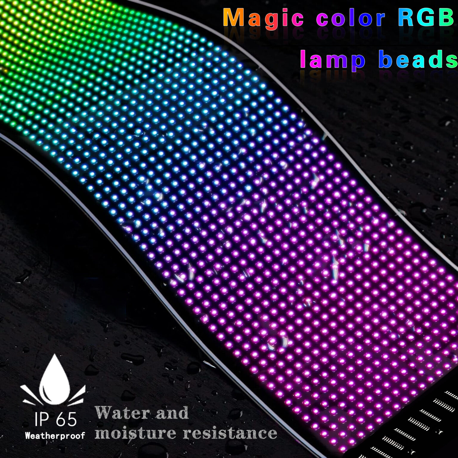 20×64 Pixels RGB Programmable LED Matrix Panel – Shine Lighting ...